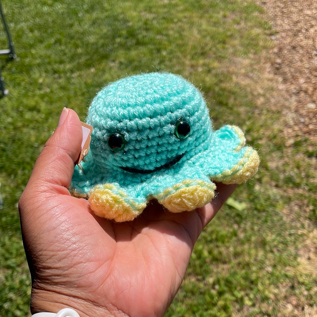 Mini Reversible Octopus Happy & Angry – Vanessa's Crochet Creations