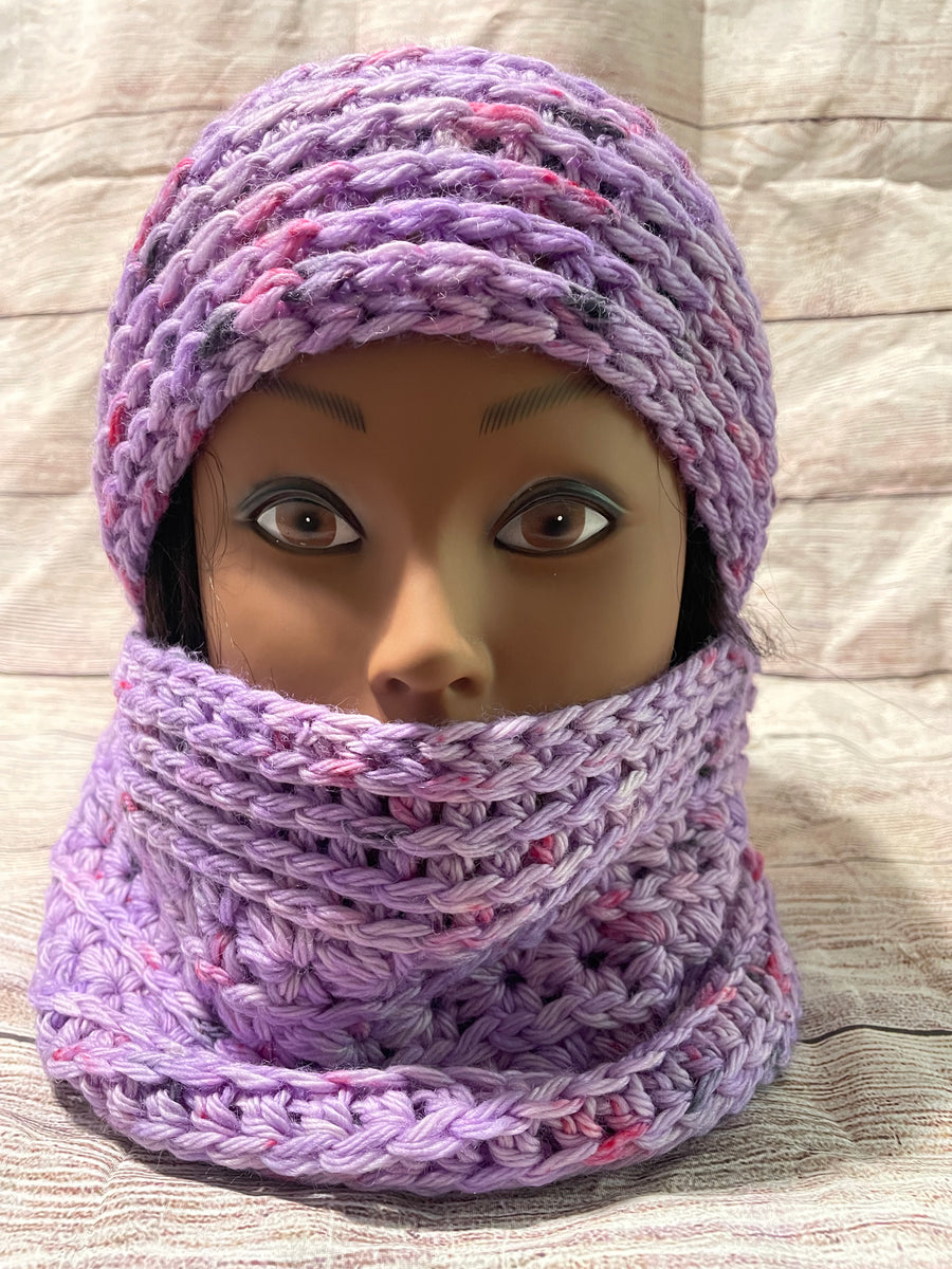 Starfall Hat and Cowl Set – Vanessa's Crochet Creations