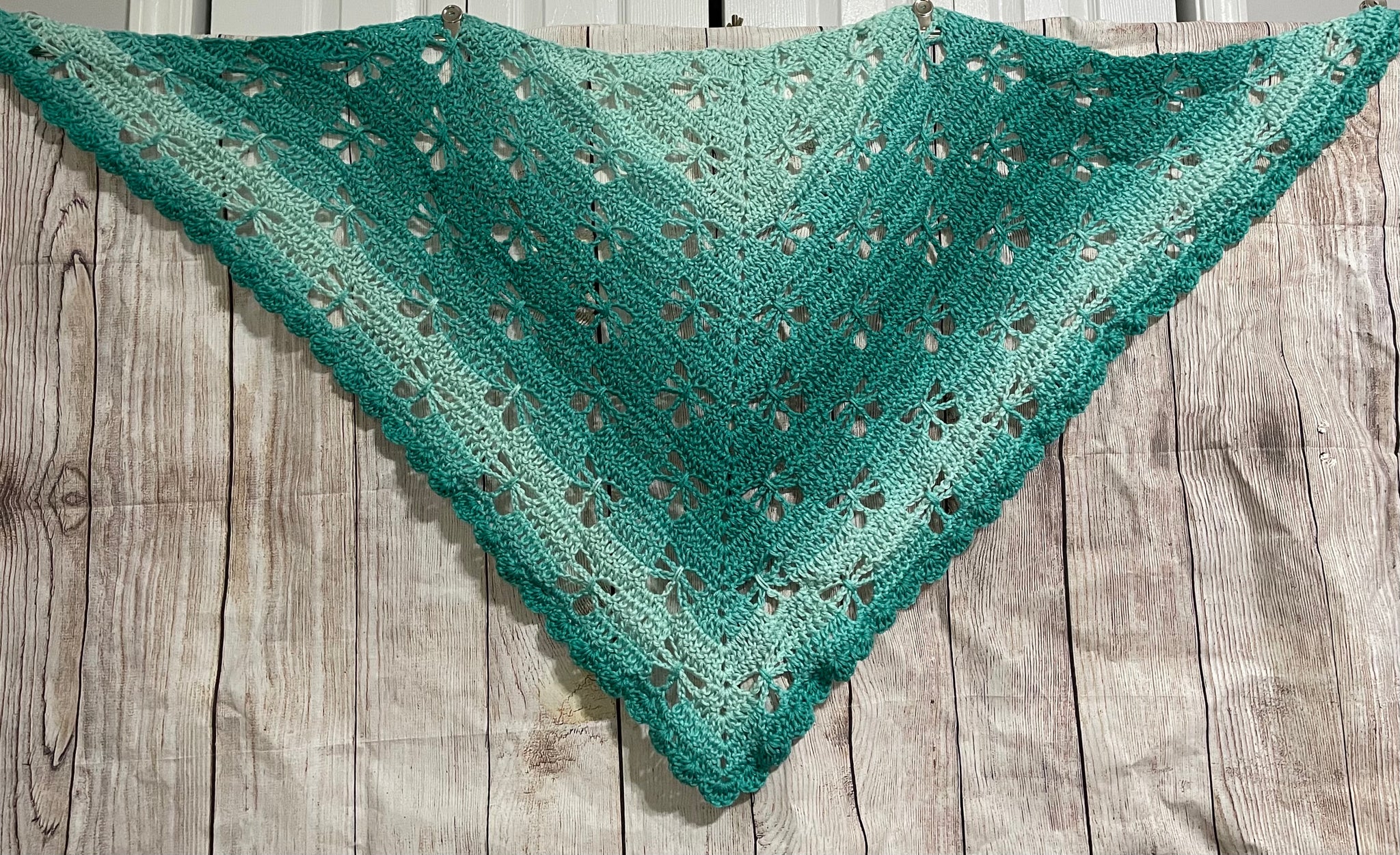 Triangle Prayer Shawl Crochet Pattern